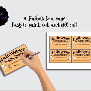 Halloween Costume Contest and Trivia Game Bundle; Great for Halloween ...