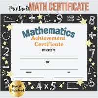 New Editable Social Studies Achievement Certificate | Math Certificate ...