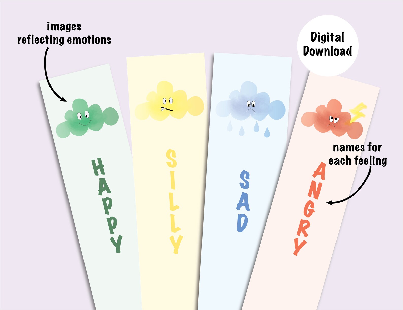 Printable Self-regulation Zone Bundle Bookmarks and What Zone - Etsy
