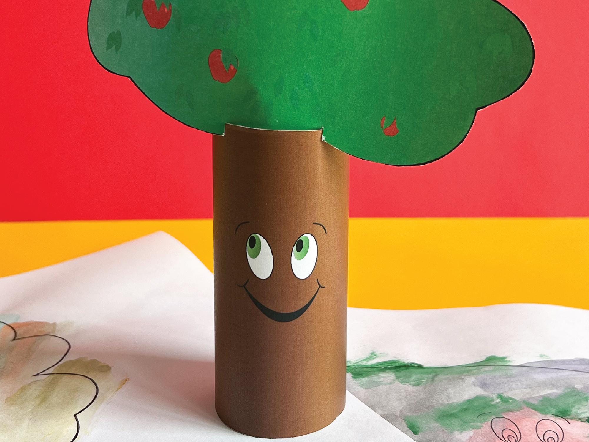 Tree Toilet Paper Roll Craft for Kids – Fun DIY Activity for Nature ...