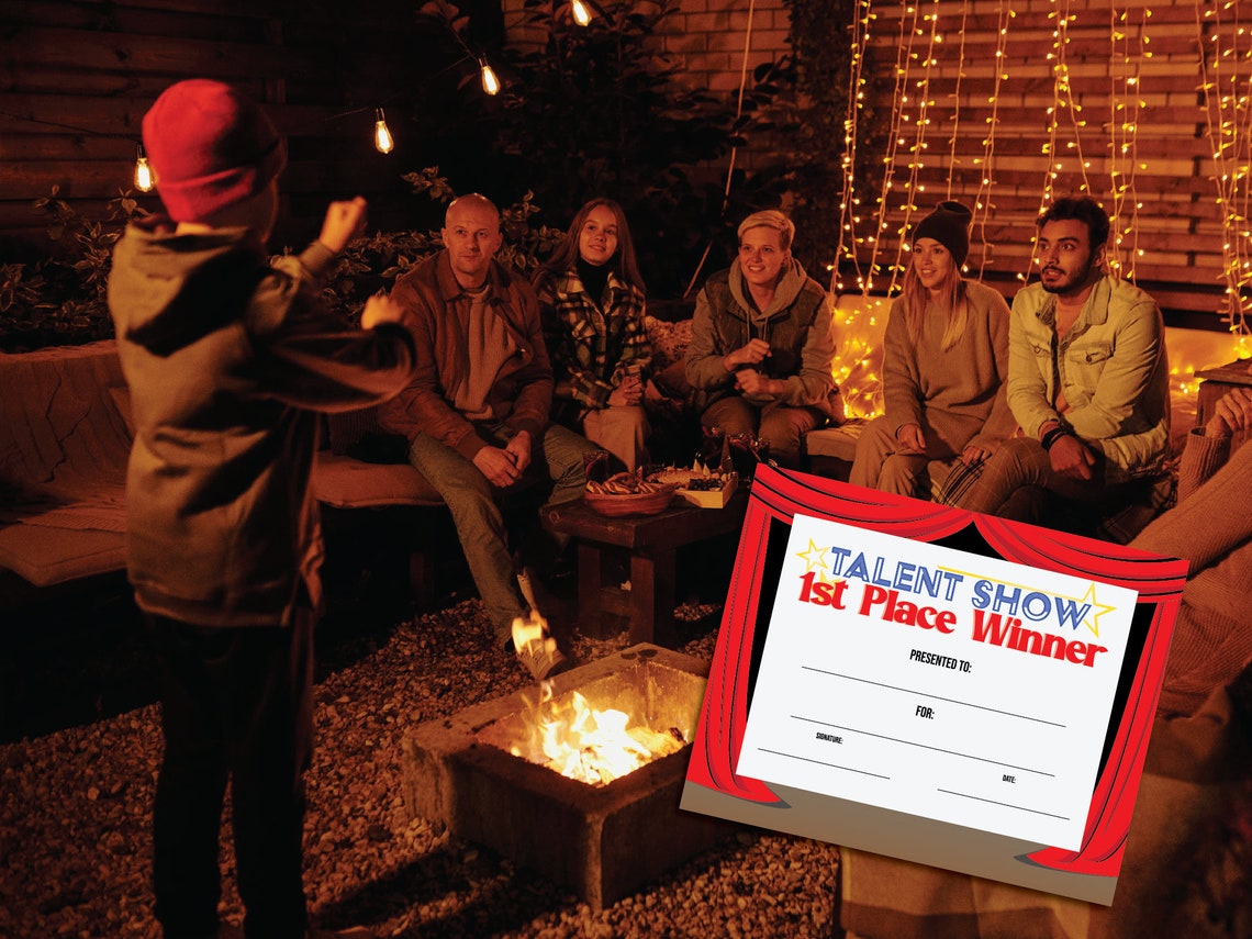 Talent Show Award Certificates and Entry Form for Contest, Talent ...