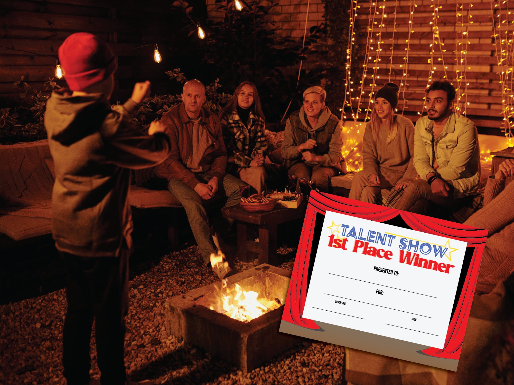 Talent Show Award Certificates and Entry Form for Contest, Talent ...