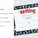 Writing Certificate Printable Template, Writer Achievement Certificate ...