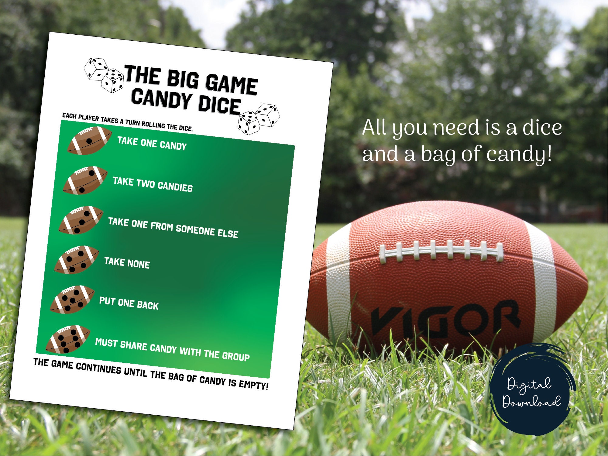 Big Game LVIII 2024 Kids Party Games and Activities, Football Maze ...