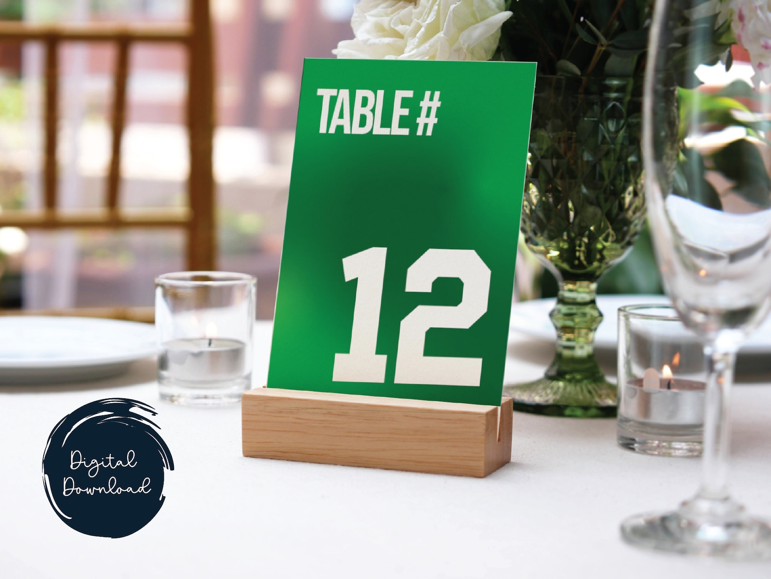 Printable 1-40 Sports Themed Table Numbers for Party, Digital Download ...