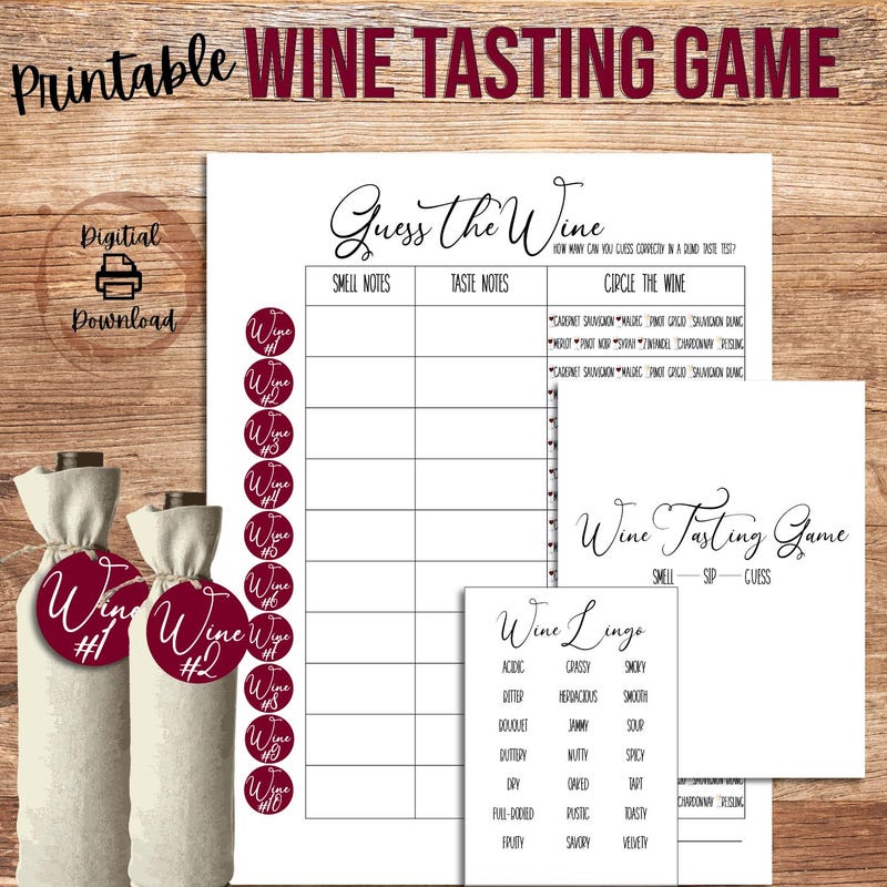 Wine Tasting - Etsy