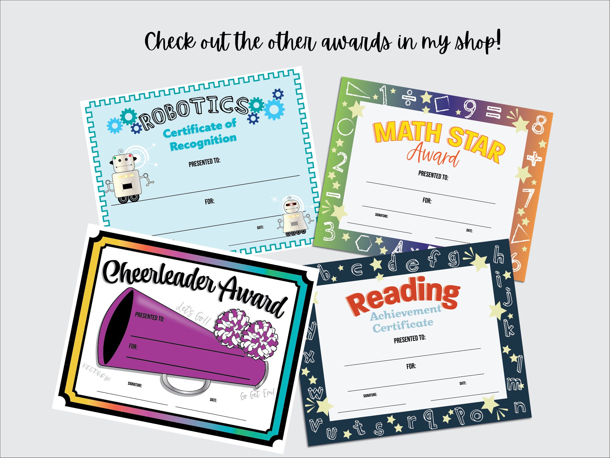 Music Award Certificate Printable for Music Teacher or Music Contest ...