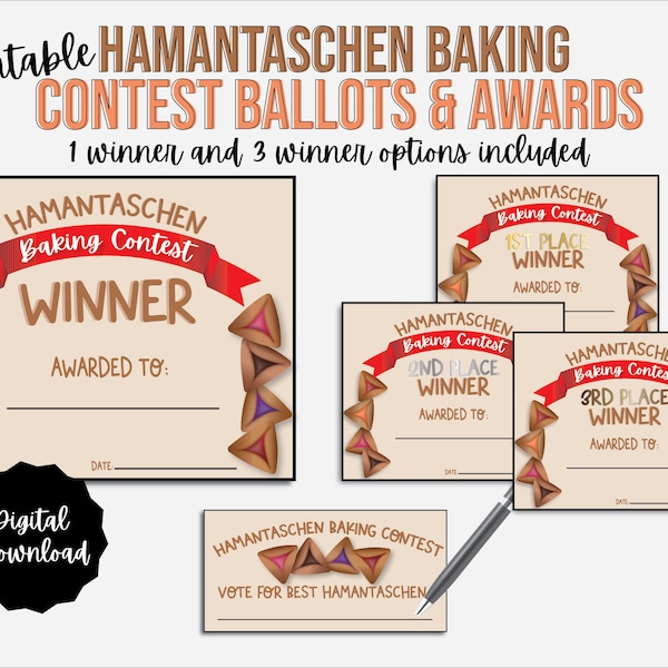 Cookie Voting Ballot - Etsy