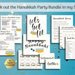 Printable Hanukkah Game and Activity Bundle for Kids - Etsy