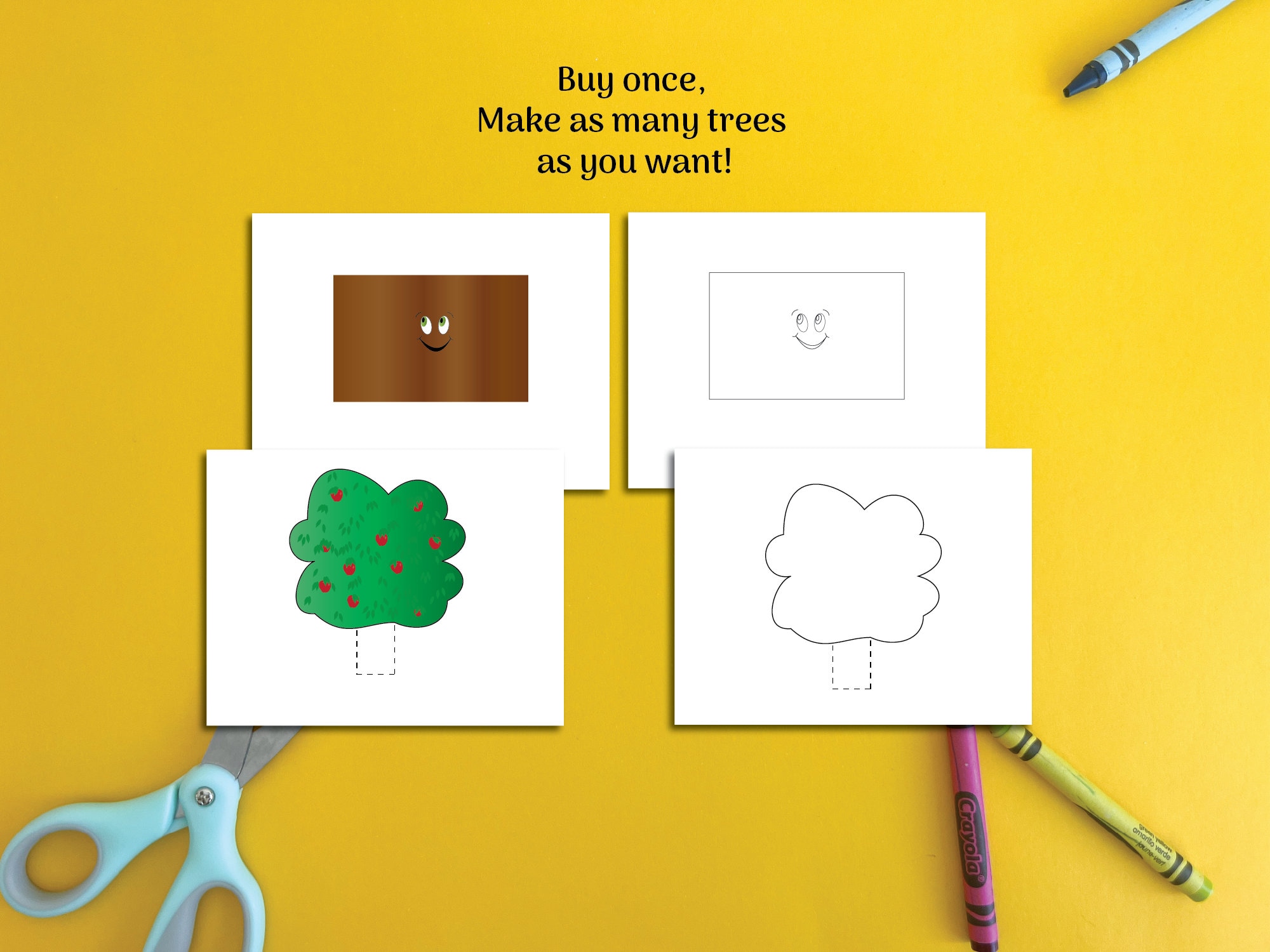 Tree Toilet Paper Roll Craft for Kids – Fun DIY Activity for Nature ...