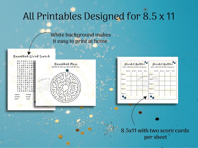 Printable Hanukkah Game and Activity Bundle for Kids - Etsy