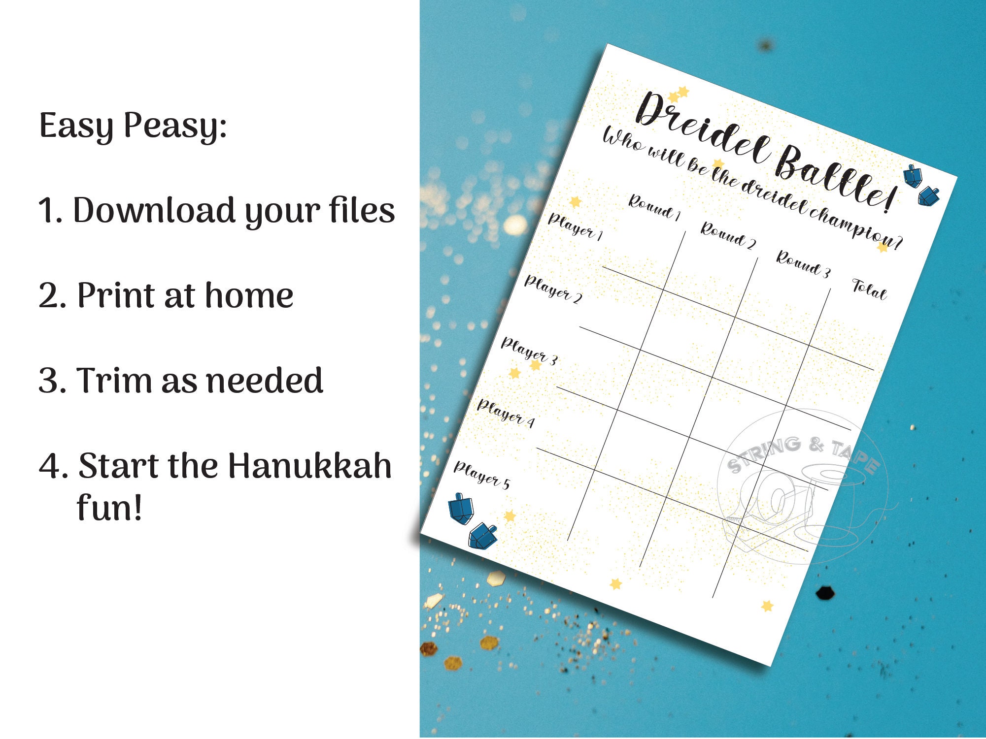 Printable Hanukkah Game and Activity Bundle for Kids - Etsy