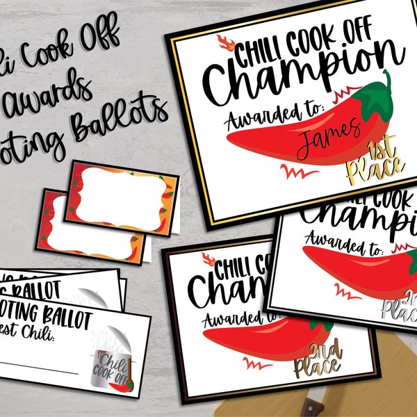 Chili Cook Off - Etsy