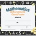 Math Certificate Award of Recognition Template, Editable PDF Digital ...