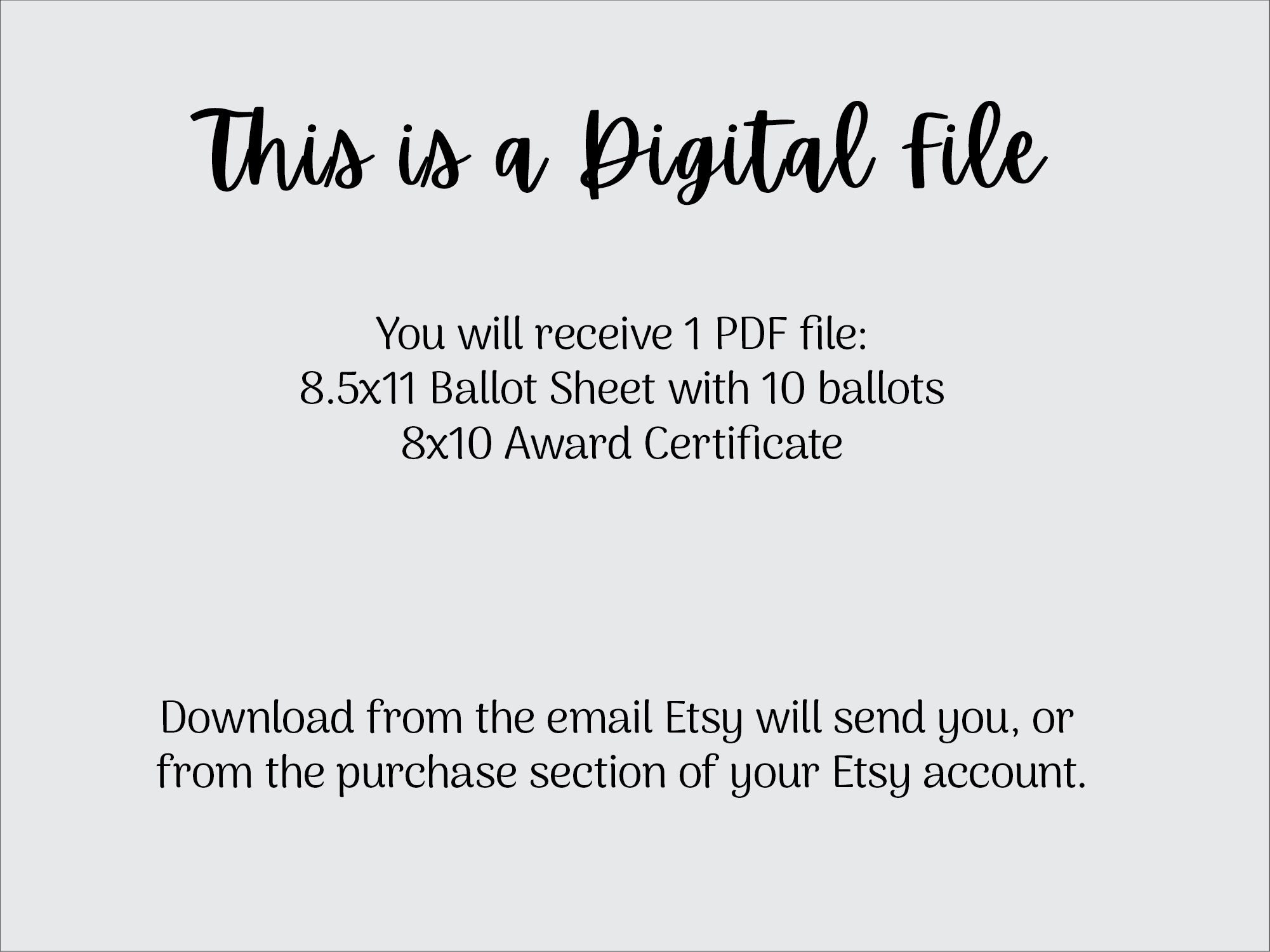 Easter Egg Decorating Contest Voting Ballots and Award Printable ...