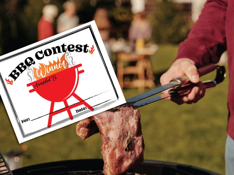 BBQ Contest Voting Pack: Crown the Grill Champ With Printable Awards - Etsy