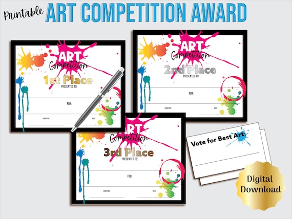 1st Place Certificate Templates