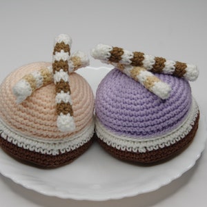 Crochet Play Food 8 Pastry Crochet Patterns. Crochet Food Patterns ...