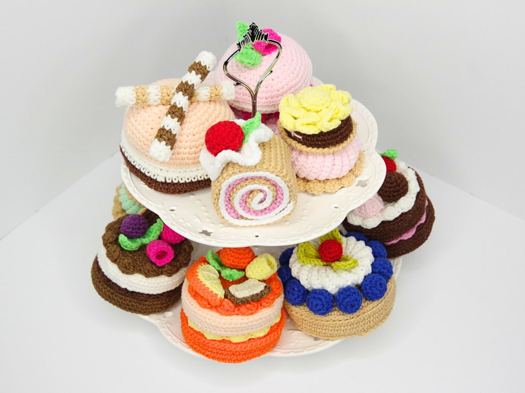 Crochet Play Food 8 Pastry Crochet Patterns. Crochet Food Patterns ...