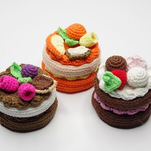 Crochet Play Food Sweets & Desserts, Amigurumi Patterns. Over 60 ...