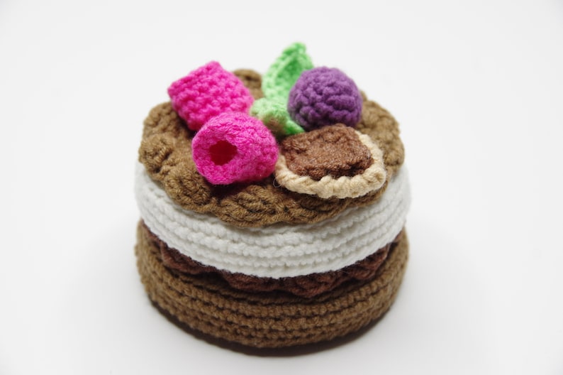 Crochet Play Food 8 Pastry Crochet Patterns. Crochet Food Patterns ...