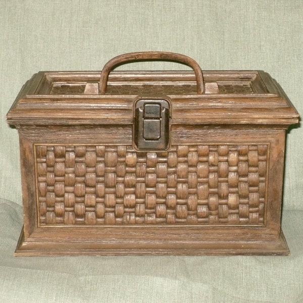 Wood Sewing Box - Etsy