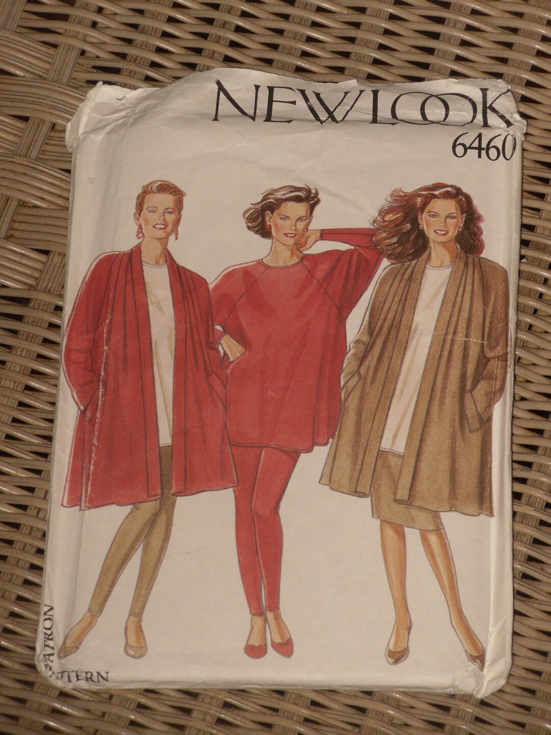 New Look Pattern 6460 Misses' Swing Jacket, Tunic, Skirt & Trousers ...