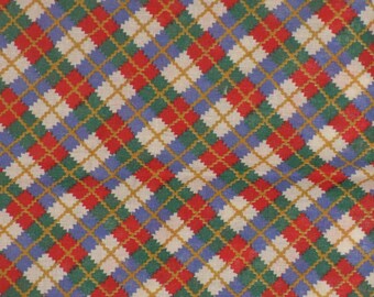Argyle Fabric - Etsy