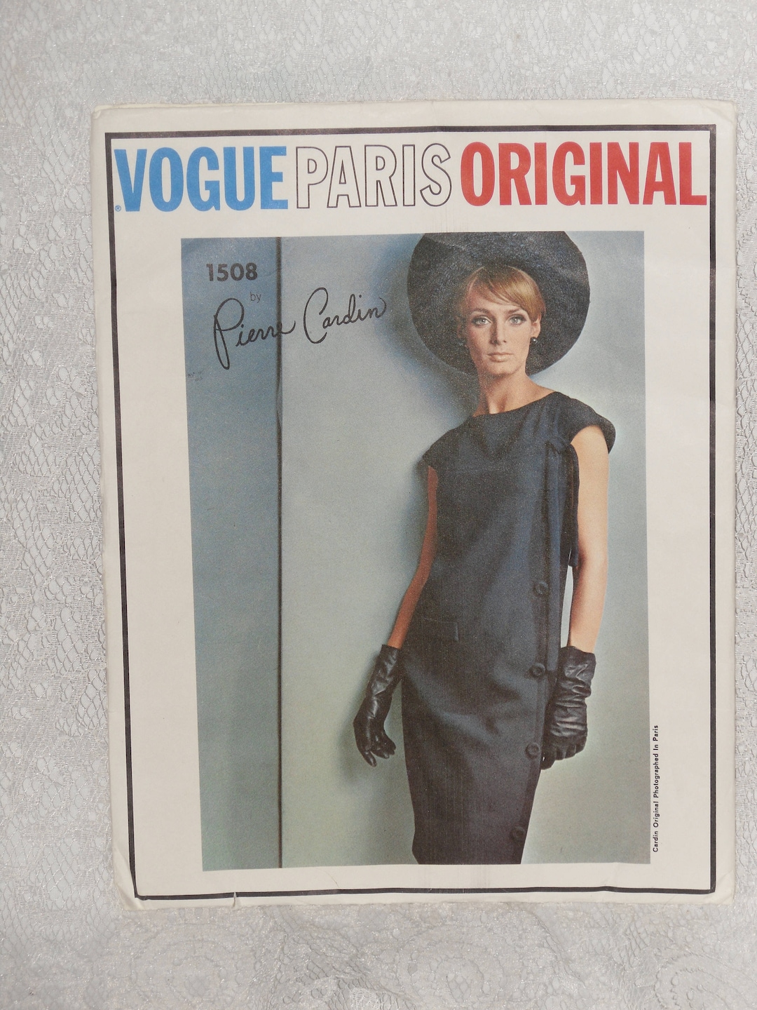 Vogue 1508 Pattern Misses' Dress Paris Original Design Pierre Cardin ...