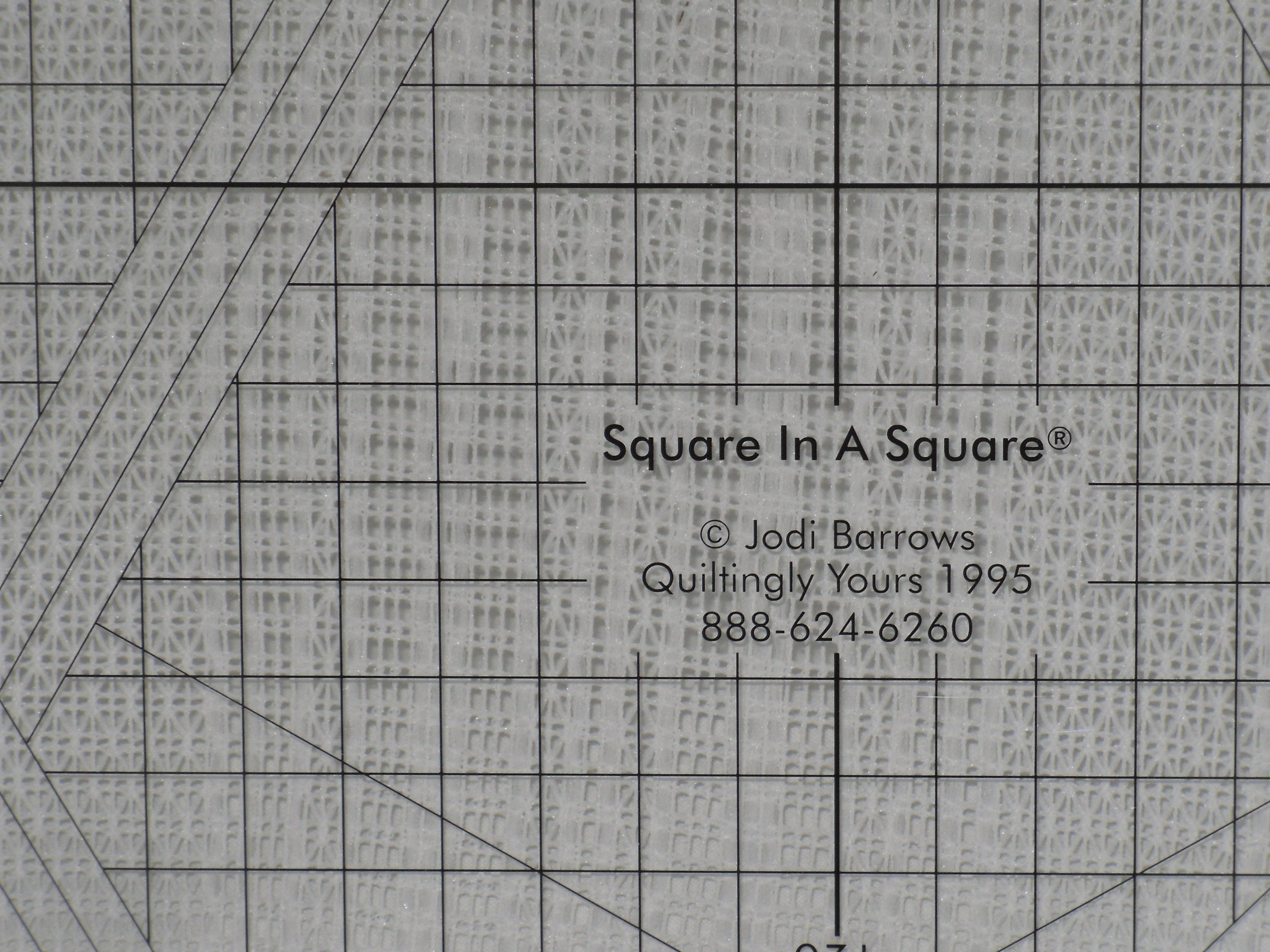 Square in a Square Technique Ruler by Jodi Barrows Vintage Quiltingly ...