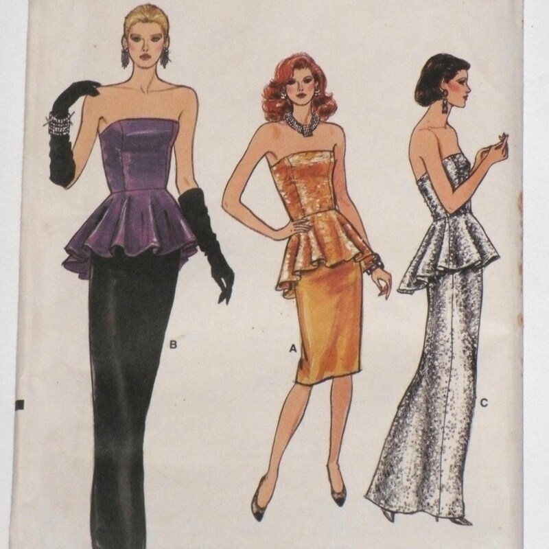 1980s Dress Pattern - Etsy