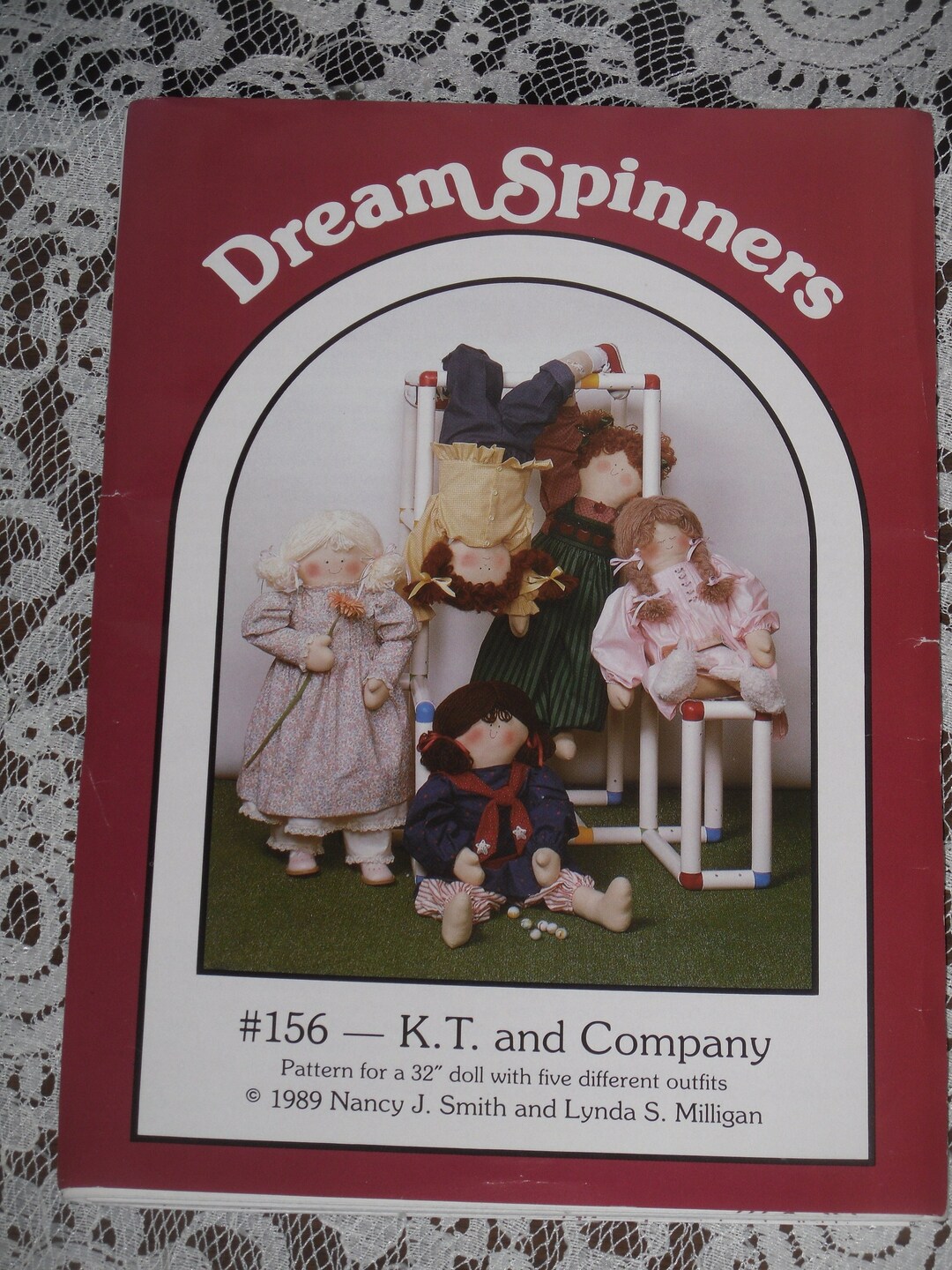 Soft Doll & Outfits Dream Spinners Pattern 156 K.T. and Company Vintage ...