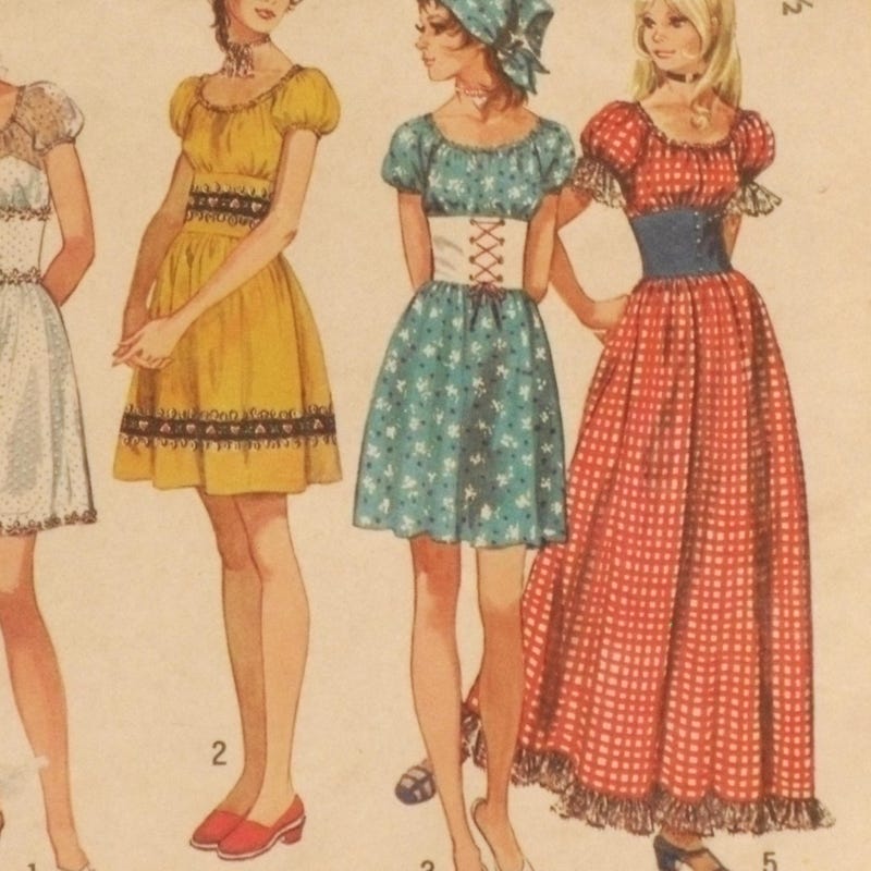 Gypsy Dress Pattern - Etsy