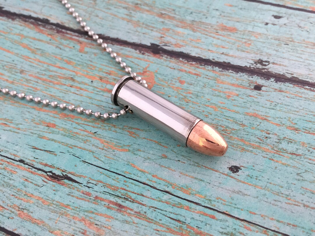 38 Special Bullet Necklace Recycled Nickel Bullet Pendant - Etsy