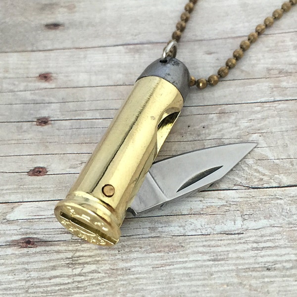 Bullet Necklace - Etsy