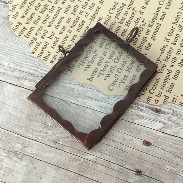 Glass Frame Locket - Etsy