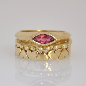 Thin Gold Ring , 14K Gold Ring , 14k Solid Gold Thin Ring , Gold ...