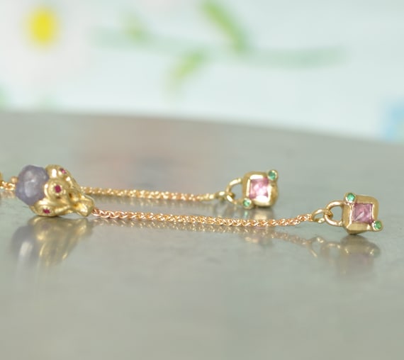 14k solid gold dangle earrings store