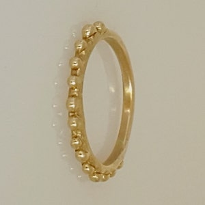 Thin Gold Ring , 14K Gold Ring , 14k Solid Gold Thin Ring , Gold ...