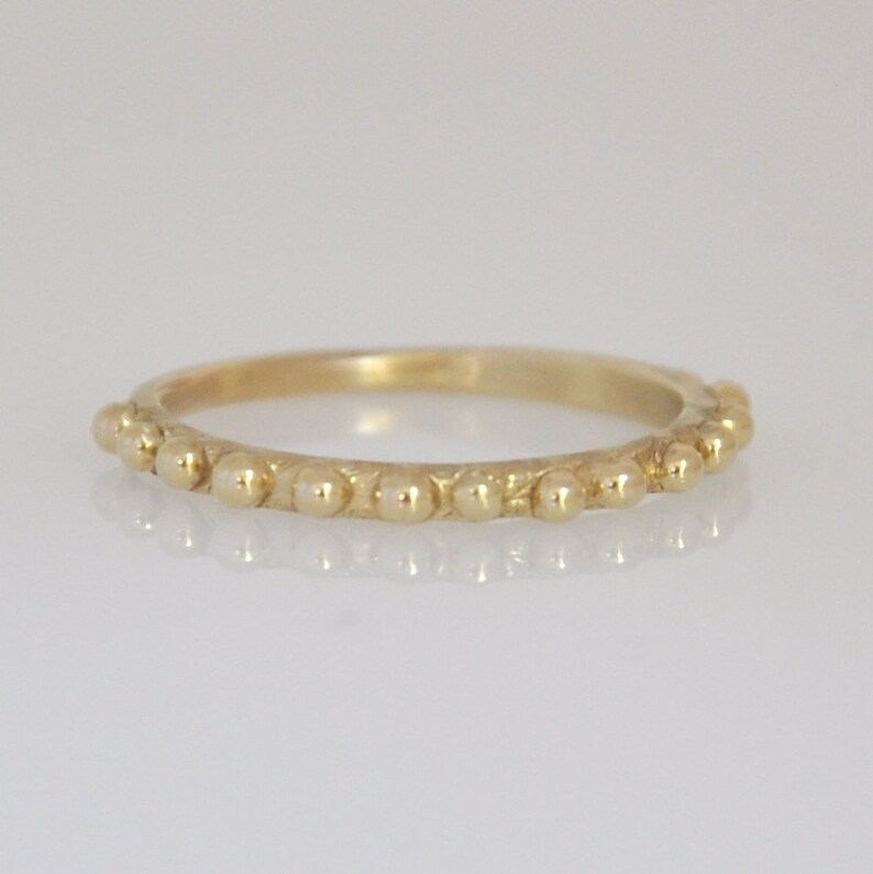 Thin Gold Ring 14K Gold Ring 14k Solid Gold Thin Ring | Etsy