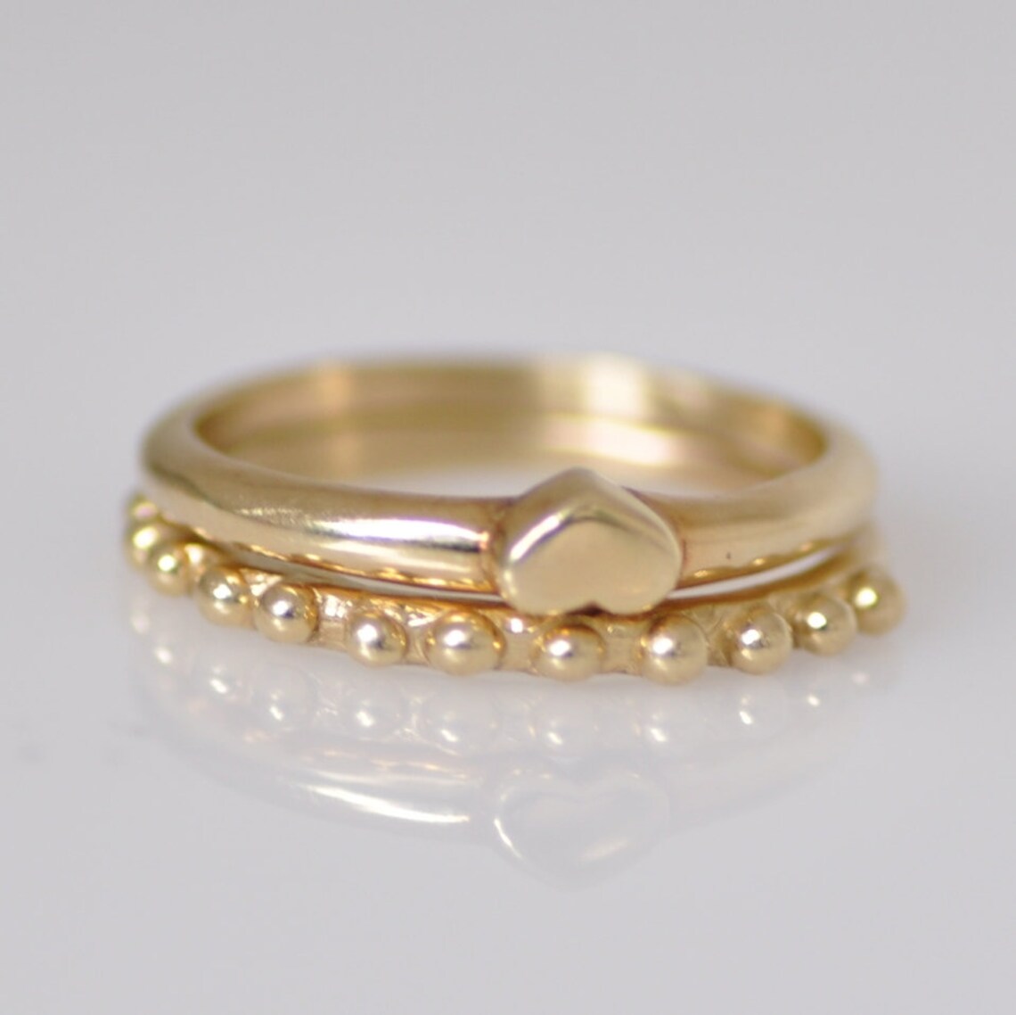 Thin Gold Ring 14K Gold Ring 14k Solid Gold Thin Ring | Etsy