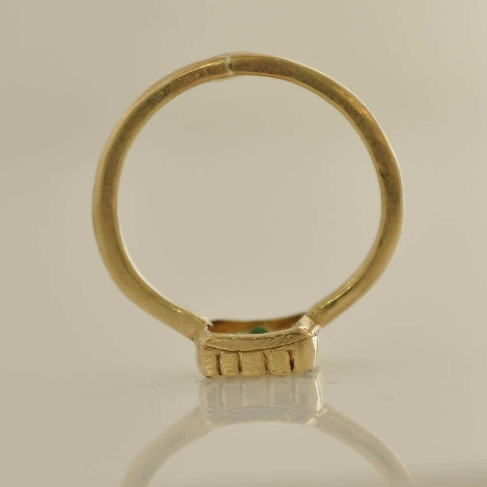 Emerald Ring, Multi Small Ruby Gemstones, Solid Gold Ring, Gold Indian ...