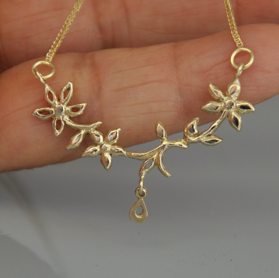 Dainty Gold Necklace 14K Gold Necklace 14k Gold Pendant - Etsy Israel