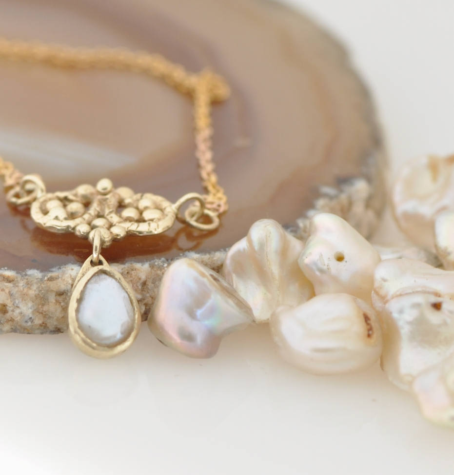 Delicate Gold Necklace 14k Gold Dainty Necklace Gold Small - Etsy Israel