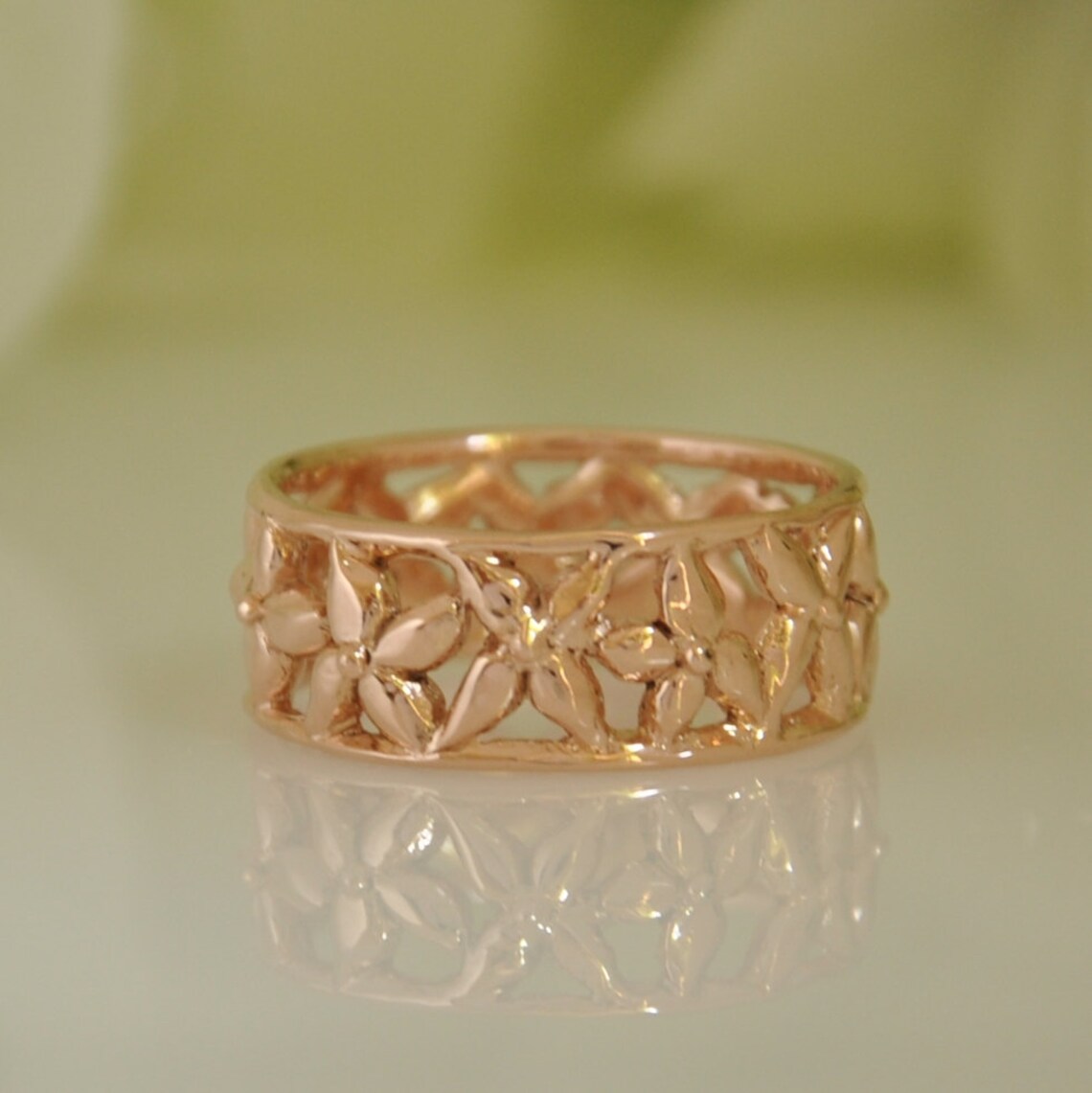 14k Gold Anniversary Ring Gold Anniversary Ring 14K - Etsy Israel