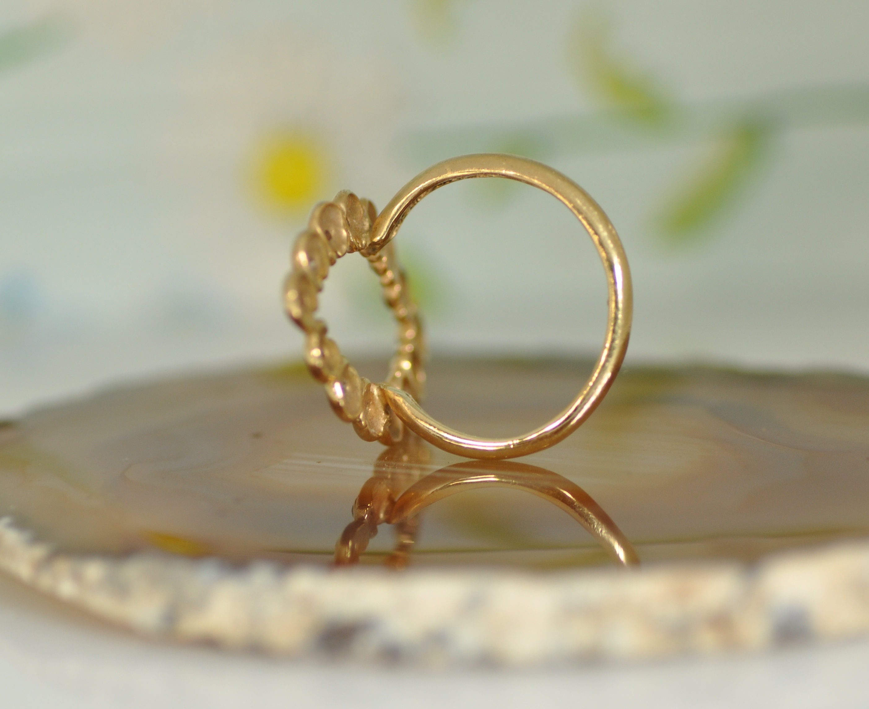 Unique Handmade Ring Multistone Ring Gold Ring and - Etsy Israel