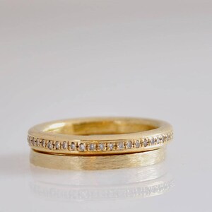 18k Gold Band Natural Look Wedding Ring 18k Gold Wedding - Etsy Israel