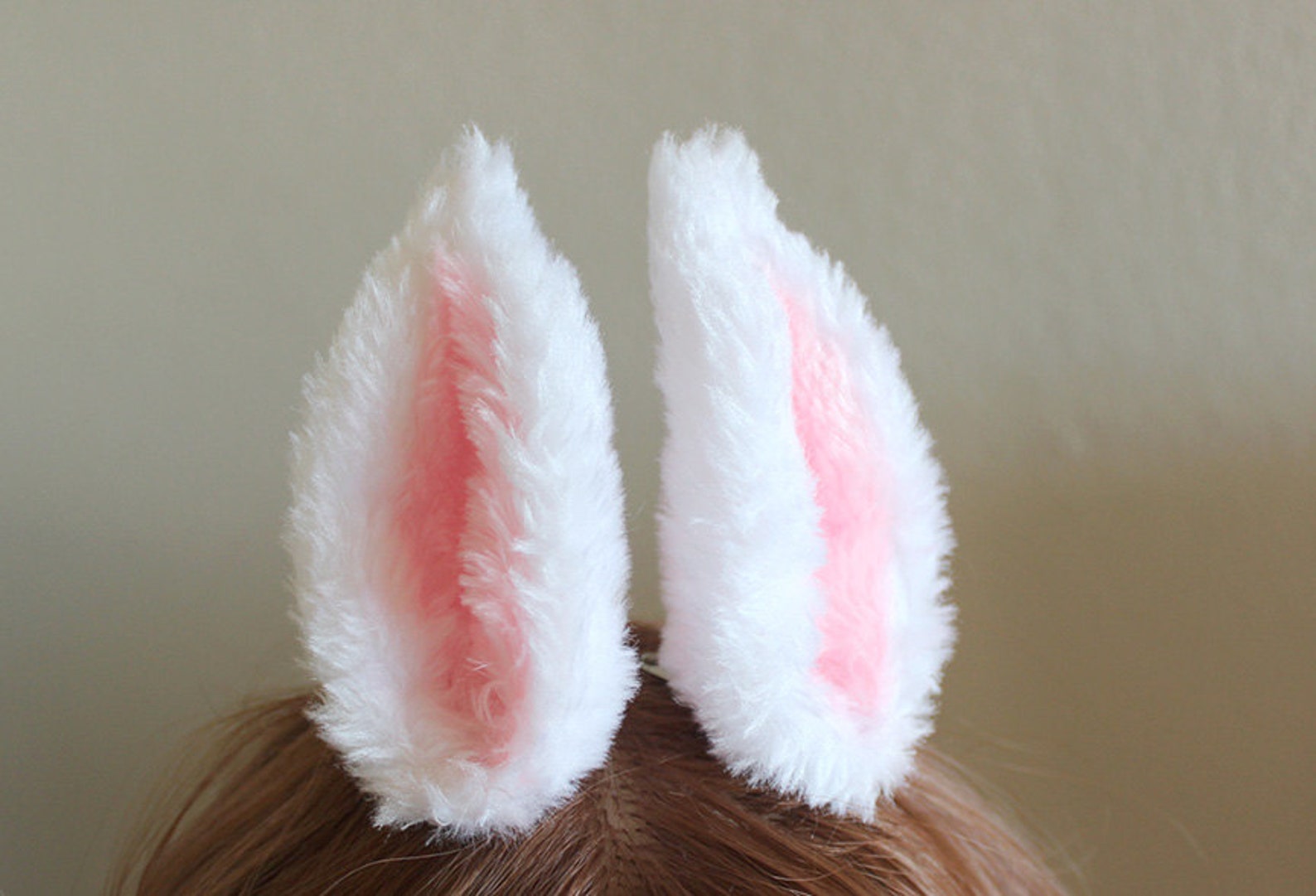Bunny Ears Clips, Bunny Costume, Rabbit Ears Hair Clip, Fuzzy Animal ...