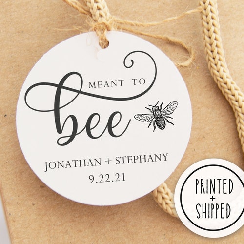 Meant to Bee Wedding Stickers Honey Wedding Favor Labels - Etsy