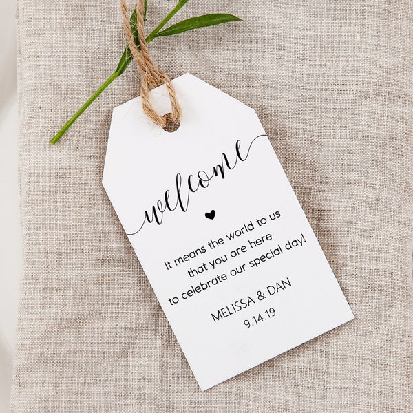 Hotel Welcome Card - Etsy